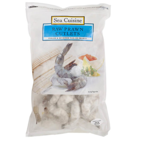 Raw Prawn Cutlets (26/30) 1kg - Frozen - Guytons