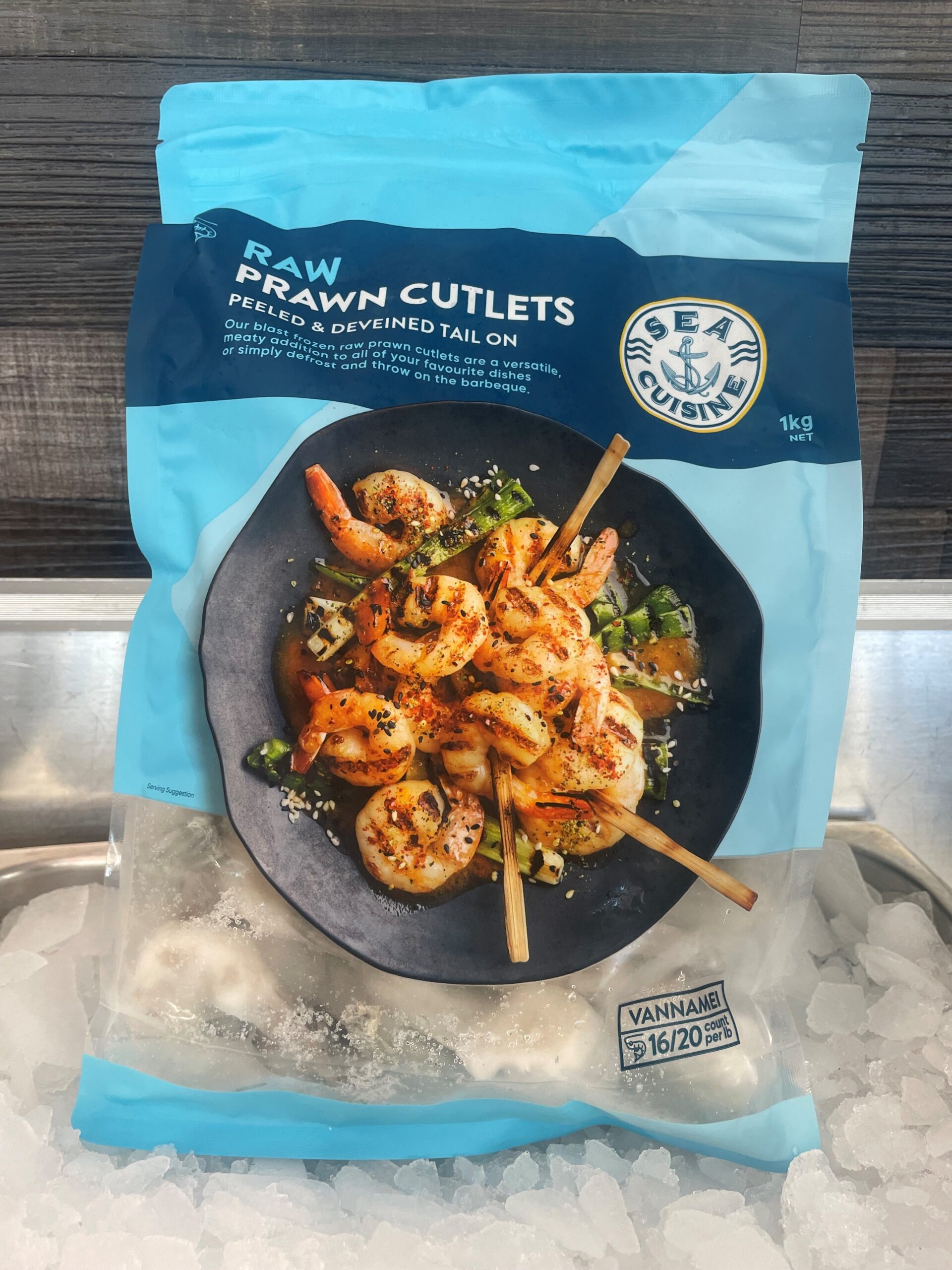 Raw Prawn Cutlets (16/20) 1kg - Frozen - Guytons